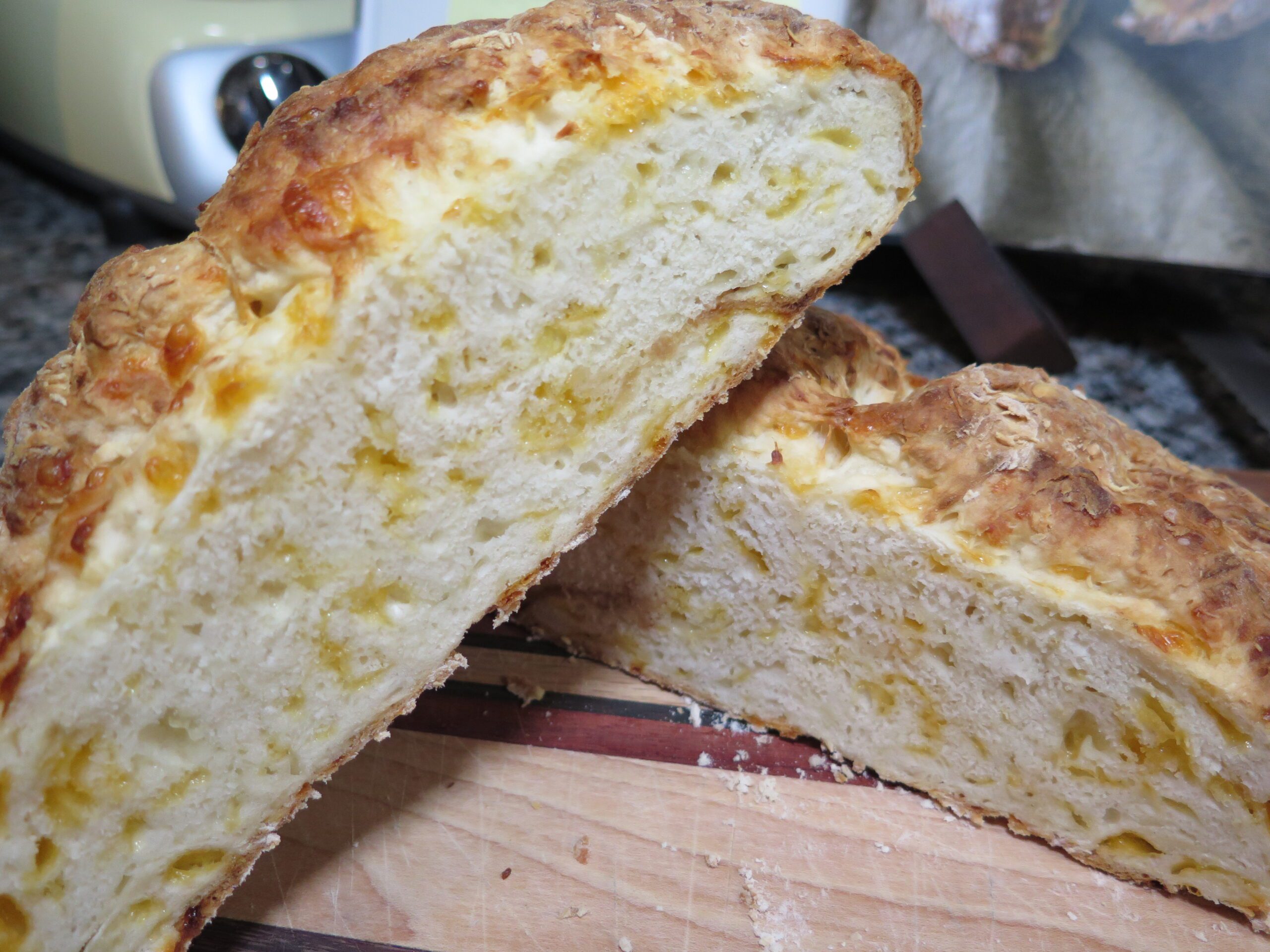 Cheddar Irish Soda Bread Recipe - Heidi's What's Burning